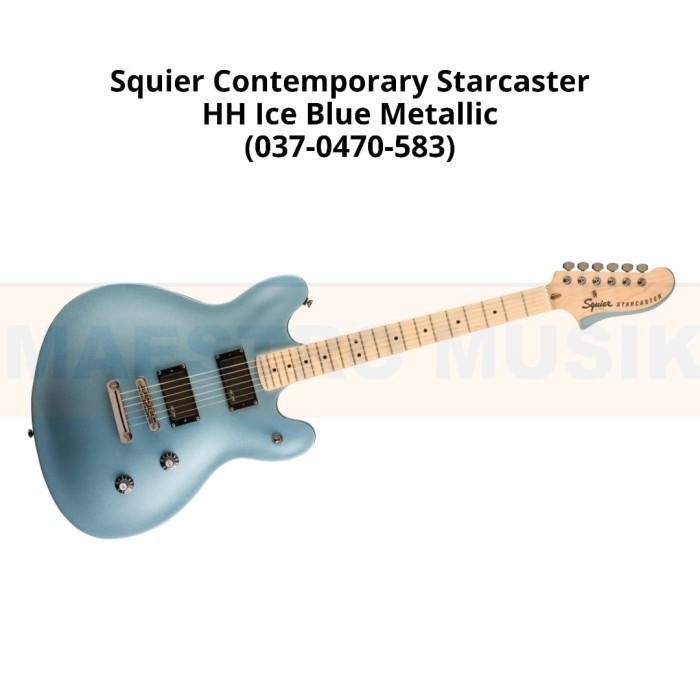 Jual Squier Contemporary Starcaster Hh Ice Blue Metallic - Keren ...