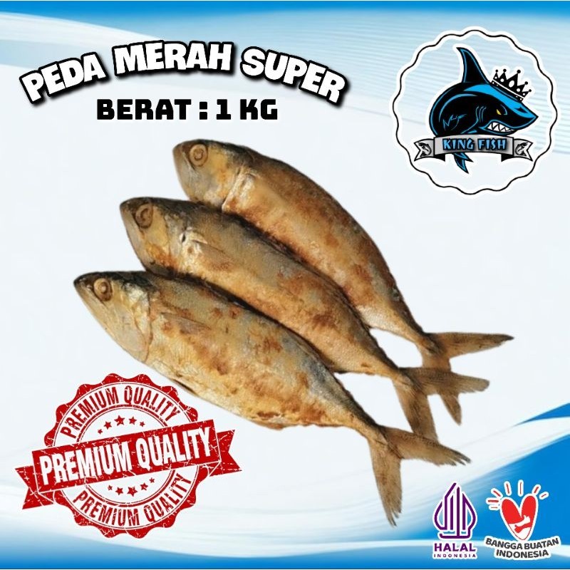 Jual 1KG IKAN ASIN PEDA MERAH SUPER DAGING TEBAL MURAH BERKUALITAS ...
