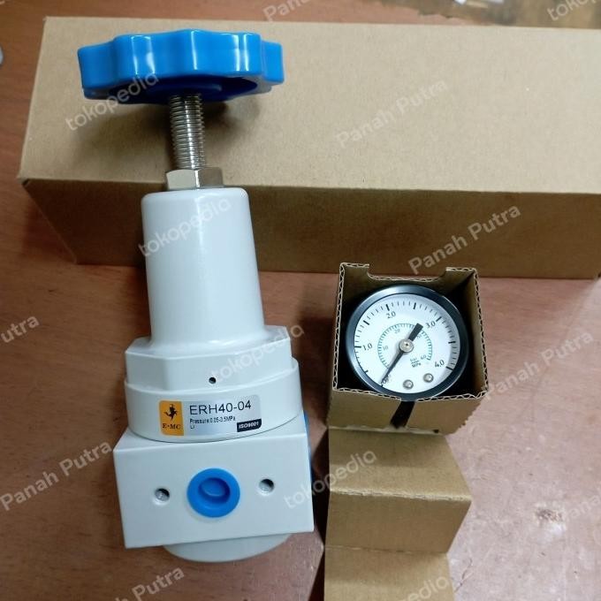 Jual Emc Air Regulator High Pressure Pneumatic Type Erh40-04 Drat 1/2 ...