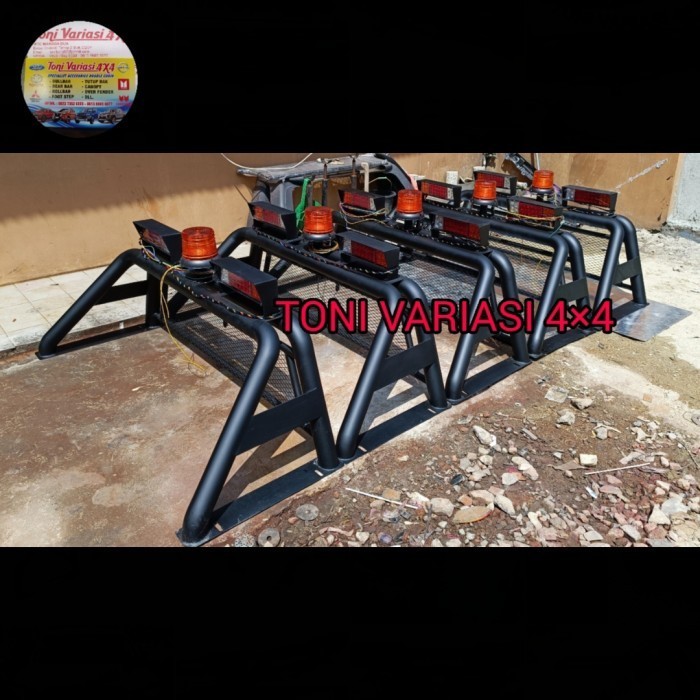 Jual Rollbar Roll Bar Spek Tambang Untuk Mobil Hilux Triton Dmax Navara | Shopee Indonesia