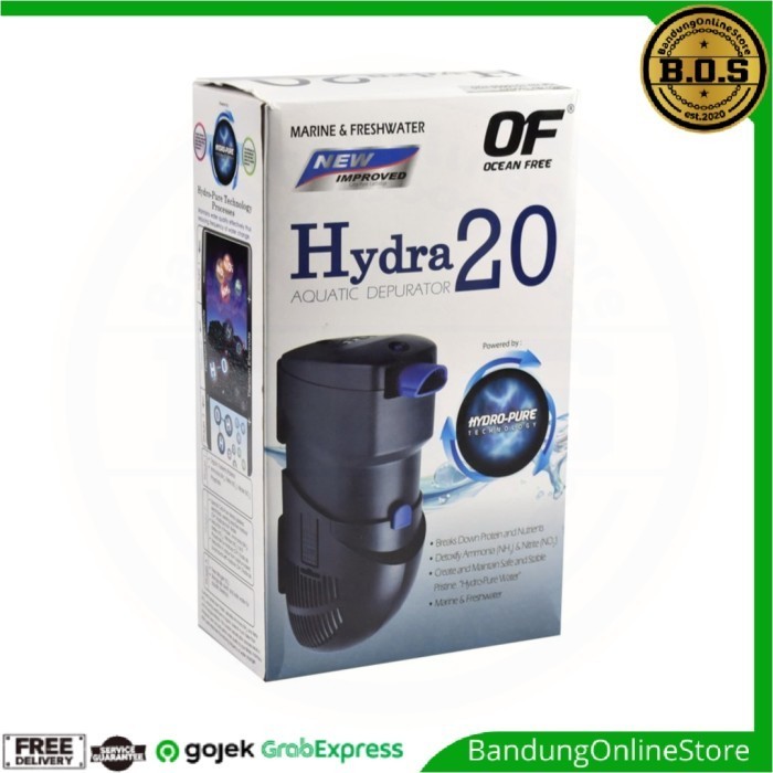 Jual Ocean Fre Hydra 20 6W Filter Skimmer Aquarium Pembersih Permukaan ...