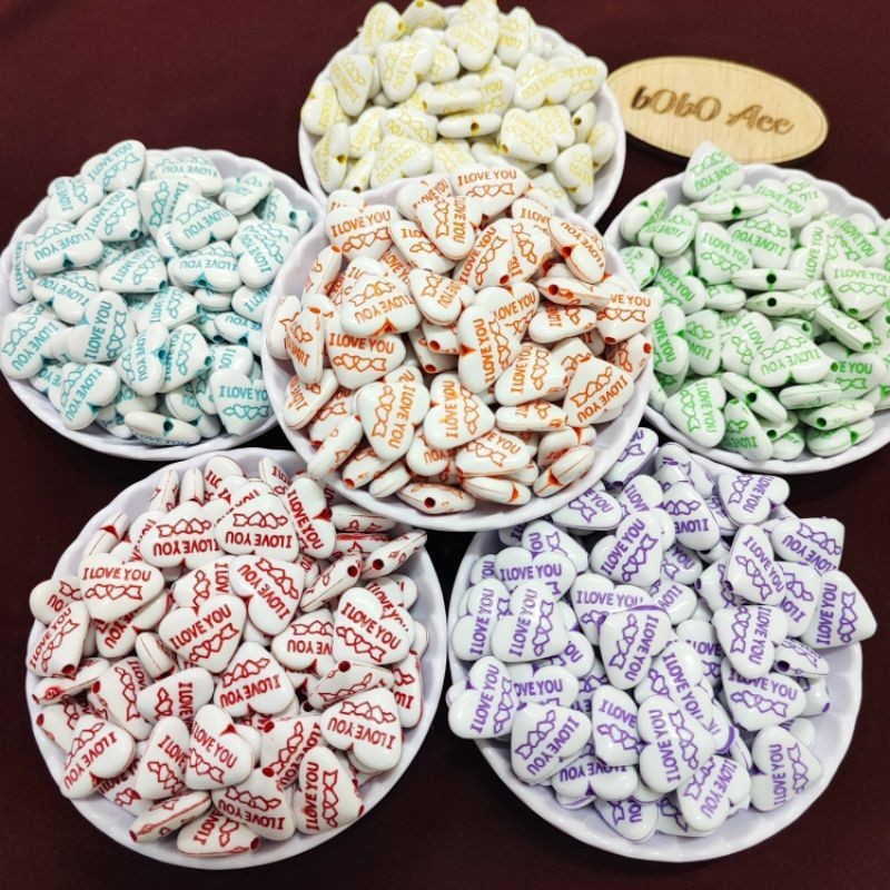 Jual Mote Love / Mote manik I love you (15gr) | Shopee Indonesia