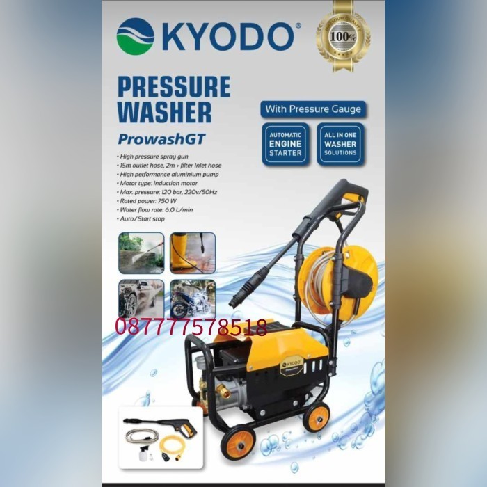 Jual Mesin Steam Pressure Washer Kyodo Prowashgt 120Bar # Kyodo Prowash ...