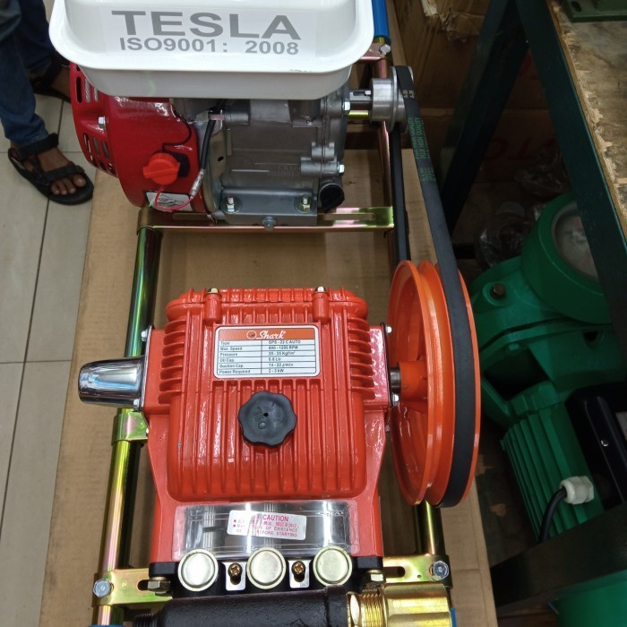 Jual Mesin Cuci Steam Bensin Tesla Cx160+Shark Sps 22(Free Stick+Selang ...