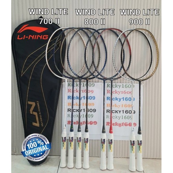 Jual RAKET BADMINTON LINING WIND LITE 700 II - WIND LITE 800 II - WIND ...
