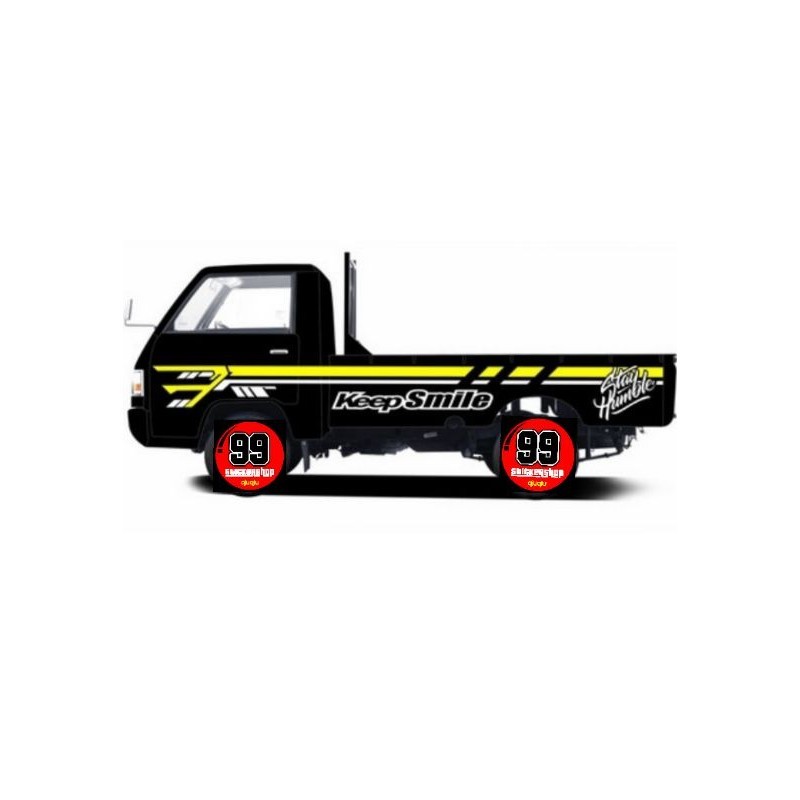 Jual STIKER MOBIL PICK UP CUTTING STICKER | Shopee Indonesia
