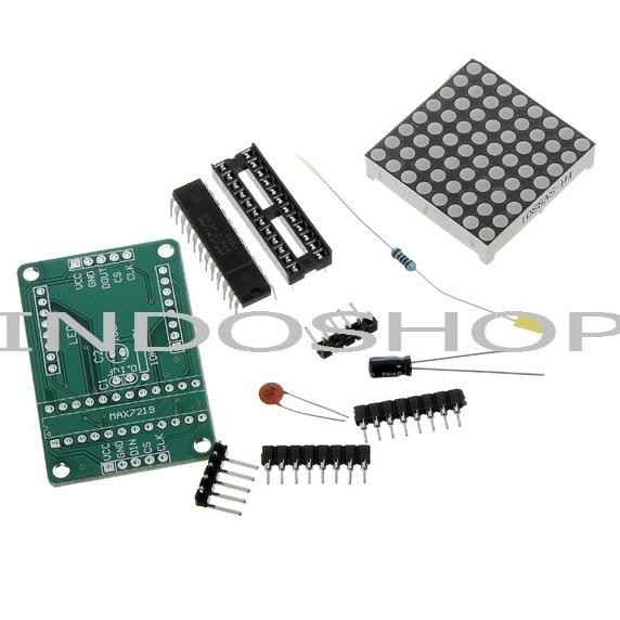 Jual MAX7219 dotmatrix display module DIY kit Arduino microcontroller modul | Shopee Indonesia