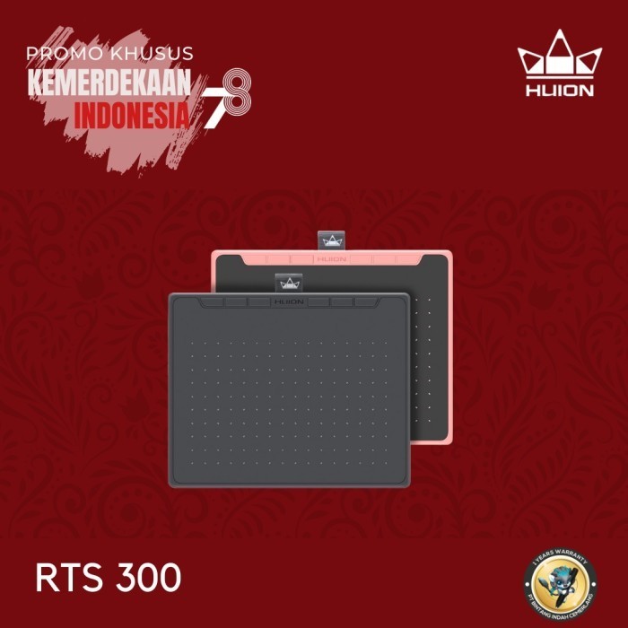Jual Huion H642 Pen Tablet Drawing RTS-300 Grs Resmi RTS300 alt H640P ...