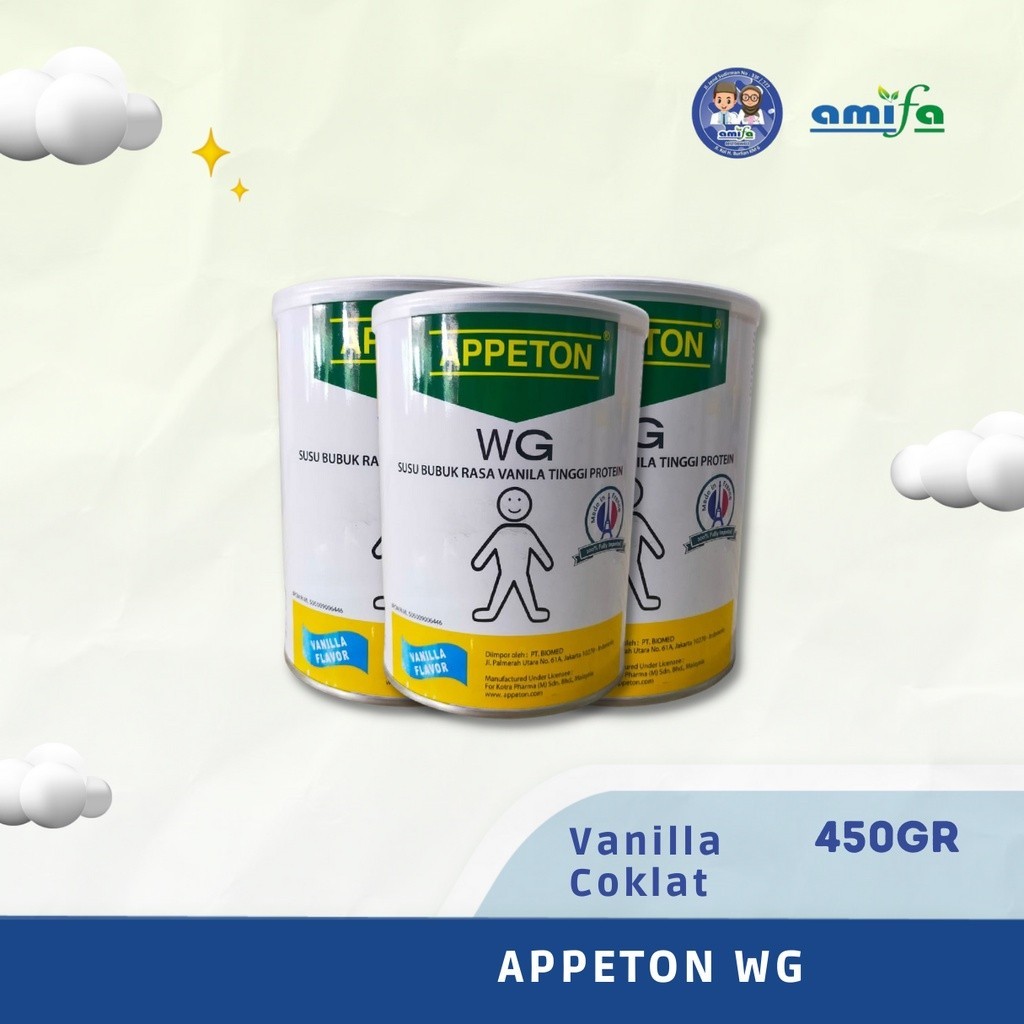 Jual APPETON WG RASA VANILLA, DAN COKLAT 450GR | Shopee Indonesia