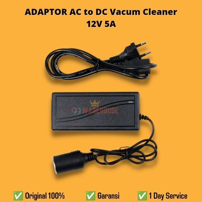 Jual ADAPTOR INVERTER DAYA MOBIL POWER SUPPLY AC 220V KE DC 12V 5A ...