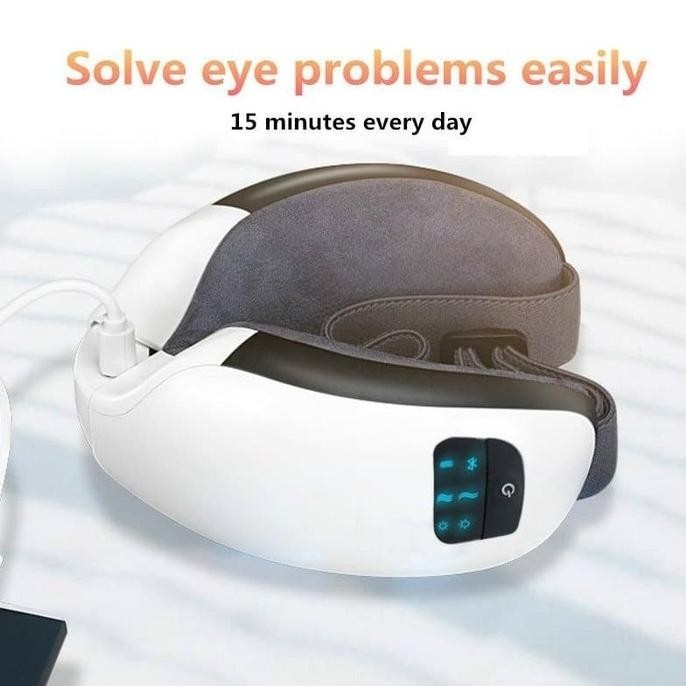 Jual Alat Kesehatan Kompres Pijat Mata Bluetooth/ Alat Reflexy Mata ...