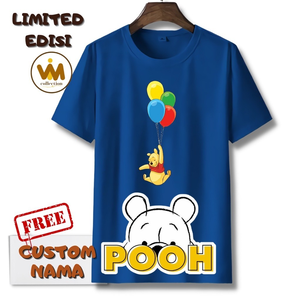 Jual Baju Winnie The Pooh Anak dan Dewasa Kaos Couple Keluarga Motif ...