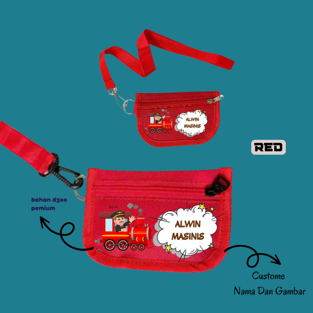 Jual DOMPET ANAK SEKOLAH MOTIF MASINIS / DOMPET UANG JAJAN ANAK SEKOLAH ...