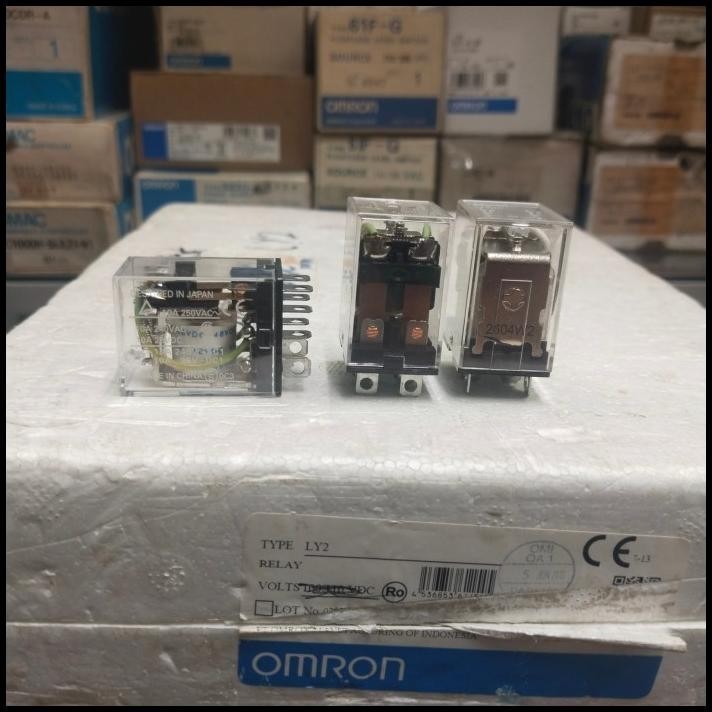 Jual TERMURAH RELAY OMRON LY2 48VDC 8 PIN !!!!!! | Shopee Indonesia