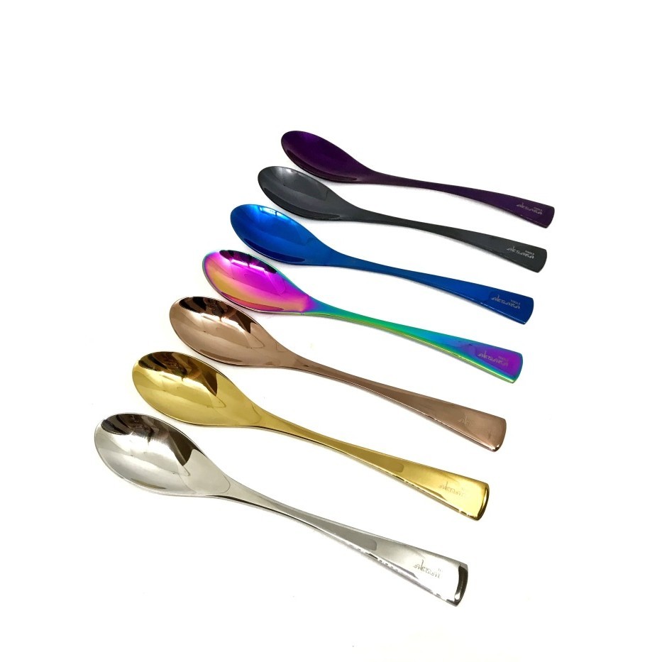 Jual Aksara Quenelle Spoon Tbsp Silver / Rocher Spoon / Ice Cream Spoon ...