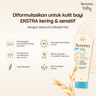 Jual Aveeno Baby Daily Moisture Lotion - Losion Pelembab Bayi 227g | Shopee Indonesia