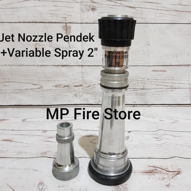 Jual Short Fire Jet Nozzle Nuzzle Pemadam Pendek 2 Inch + Variable Spray | Shopee Indonesia