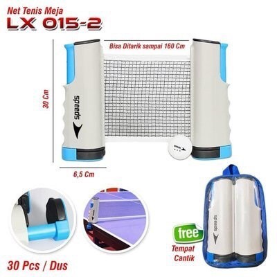 Jual NEW! UNIVERSAL NET JARING TENIS MEJA PINGPONG MODEL TARIK PORTABLE SPEEDS L | Shopee Indonesia