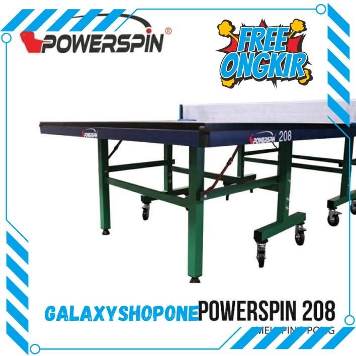 Jual MEJA PINGPONG TENIS MEJA POWERSPIN 208 ORIGINAL BAHAN BERKUALITAS TINGGI !! | Shopee Indonesia
