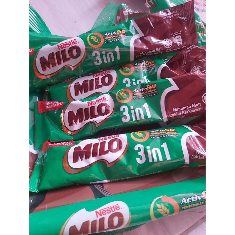 Jual Milo Activ-Go 3 in 1 Malaysia 33g | Shopee Indonesia