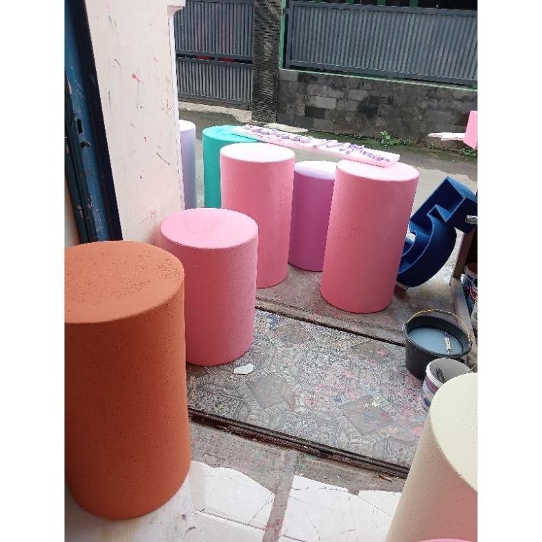 Jual COD MEJA TABUNG STYROFOAM UK 30/100 cm khusus pengambilan d tempat ...