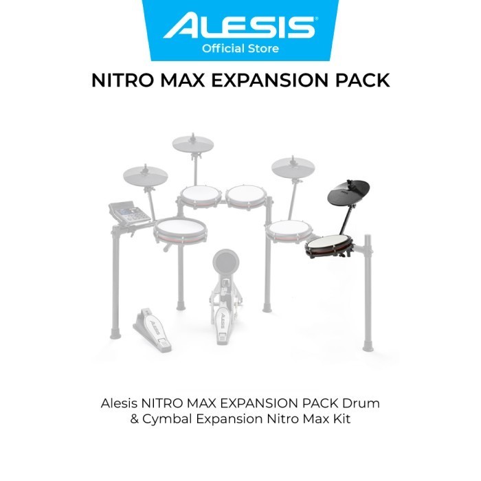 Jual Alesis NITRO MAX EXPANSION PACK Drum & Cymbal Expansion Nitro Max ...