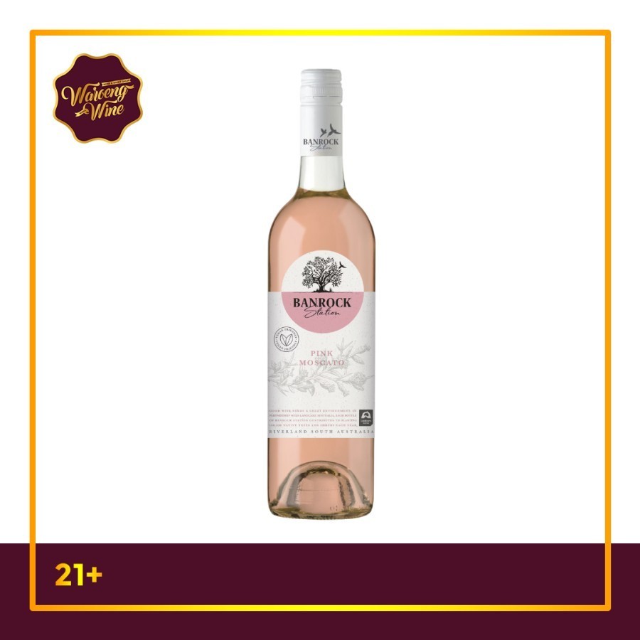 Jual Sweet Rose Wine Banrock Station Pink Moscato | Shopee Indonesia