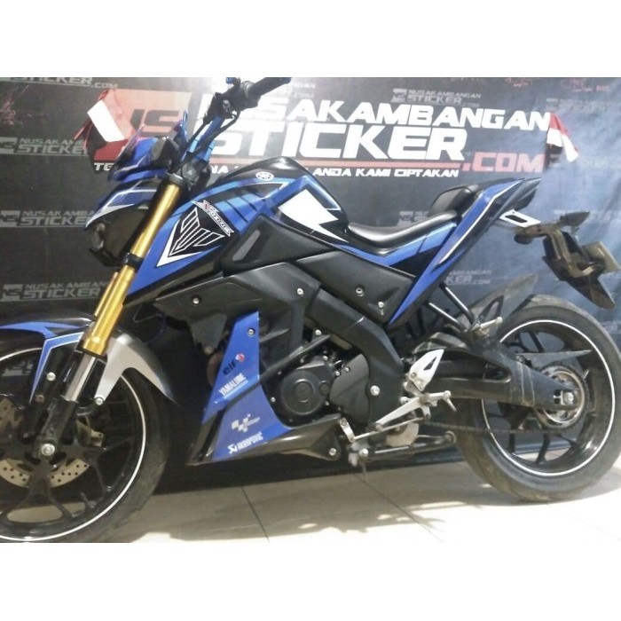 Jual Decal Motor Sticker Motor Yamaha Xabre Hitam Biru | Shopee Indonesia