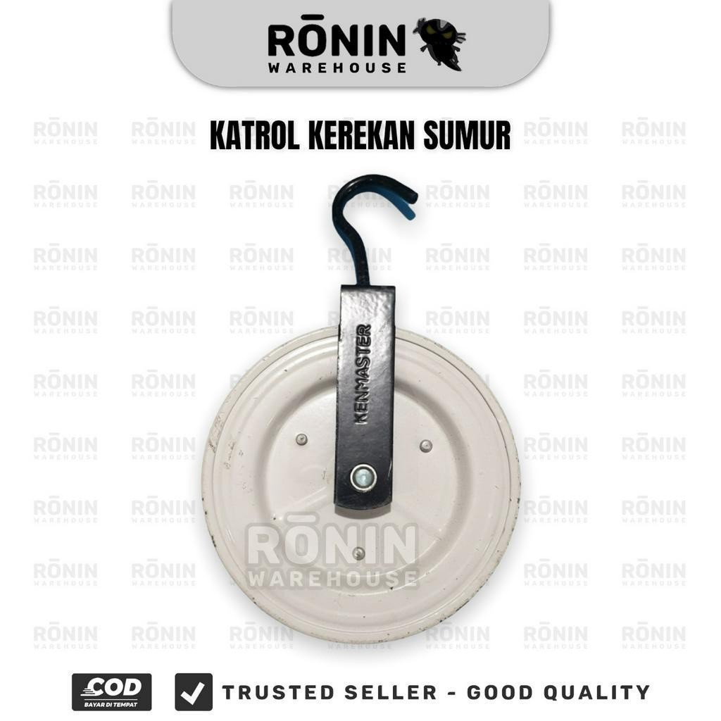 Jual KENMASTER Katrol Kerekan Sumur Timba Air Besi Cat | Shopee Indonesia