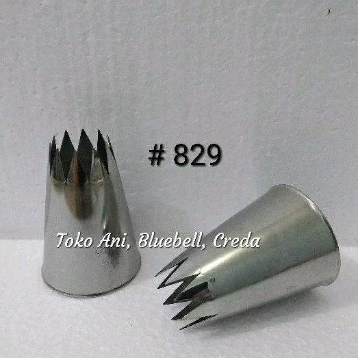 Jual Ateco Open Star Pastry Piping Tip # 829 / Ateco Spuit Bintang ...