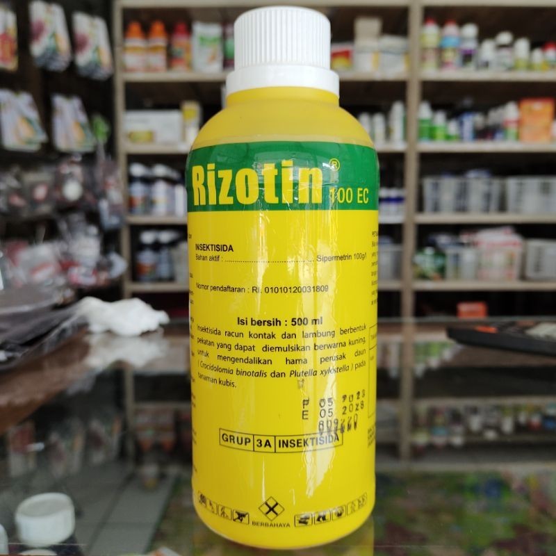 Jual Insektisida Rizotin 100 EC isi 500 ml | Shopee Indonesia