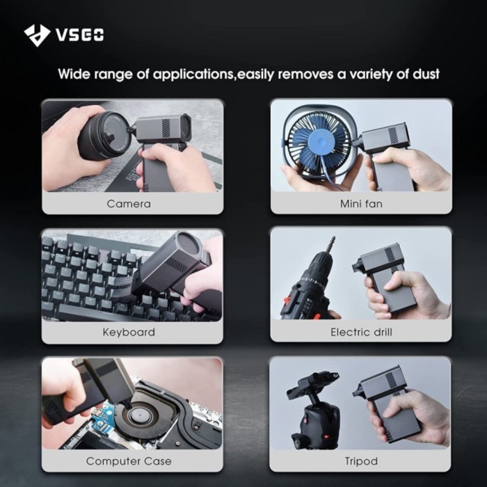 Jual Vsgo Portable Electronic Turbo Air Blower Lensa Camera Keyboard ...