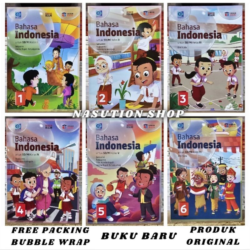 Jual Buku Bahasa Indonesia Kelas 1 2 3 4 5 6 SD/MI Grafindo Kurikulum Merdeka Original | Shopee ...