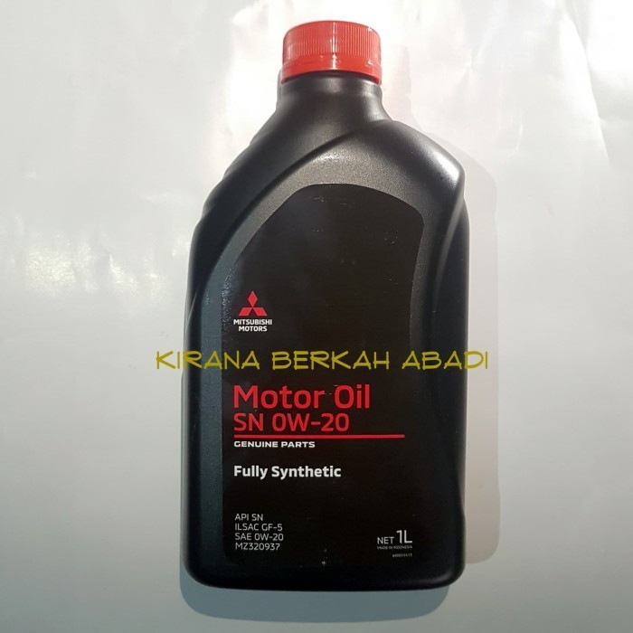 Jual Oli Mitsubishi Genuine Oil 0W20 Sn Gf 5 1 Liter | Shopee Indonesia