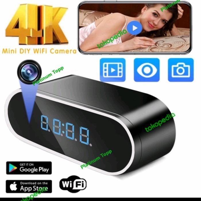 Jual Cctv Ip Jam Dinding 8Mp Kamera Full Hd Spy Cam Wifi Wireless Ip ...