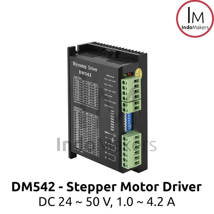 Jual Dm542 Nema 17 23 34 Cnc Bipolar Stepper Motor Microstep Driver ...