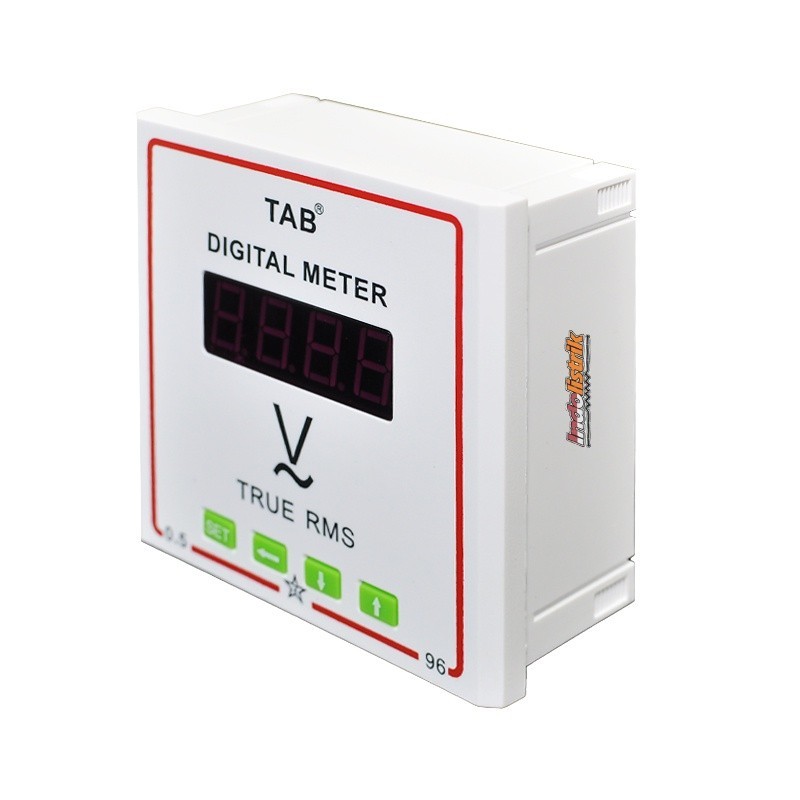 Jual Volt Meter Digital AC 0 - 600V 96 x 96mm TAB Voltmeter Digital ...