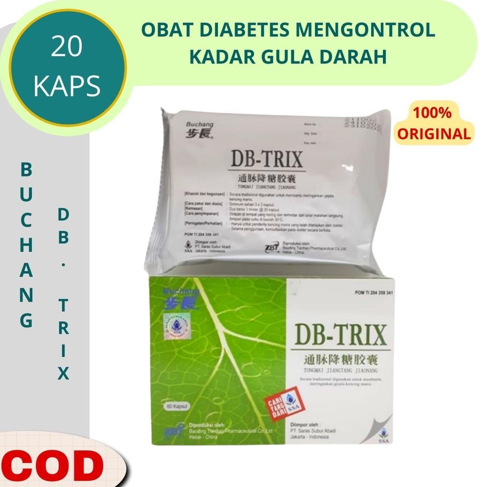 Jual Obat Diabetes Gula Darah Buchang DB Trix Penurun Gula darah ...