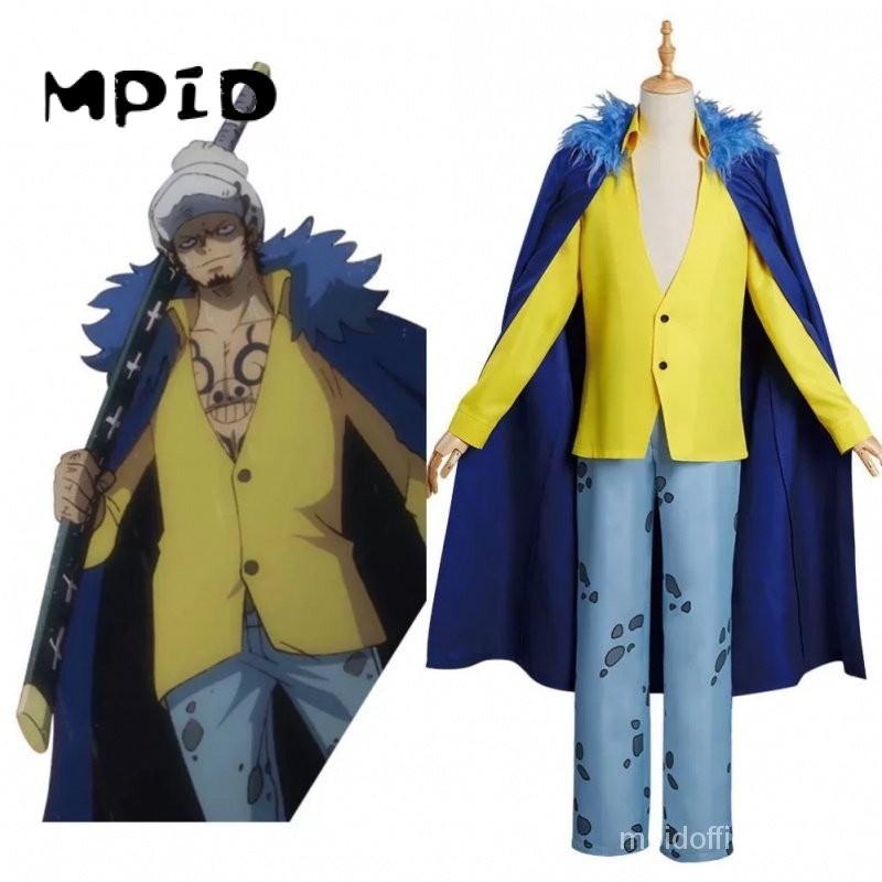 Jual 【MPID】ONE PIECE Cosplay Trafalgar Law Costume Trafalgar D Water ...