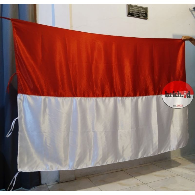 Jual Bendera Merah Putih Satin Halus 120x180 Cm - Bendera Indonesia ...
