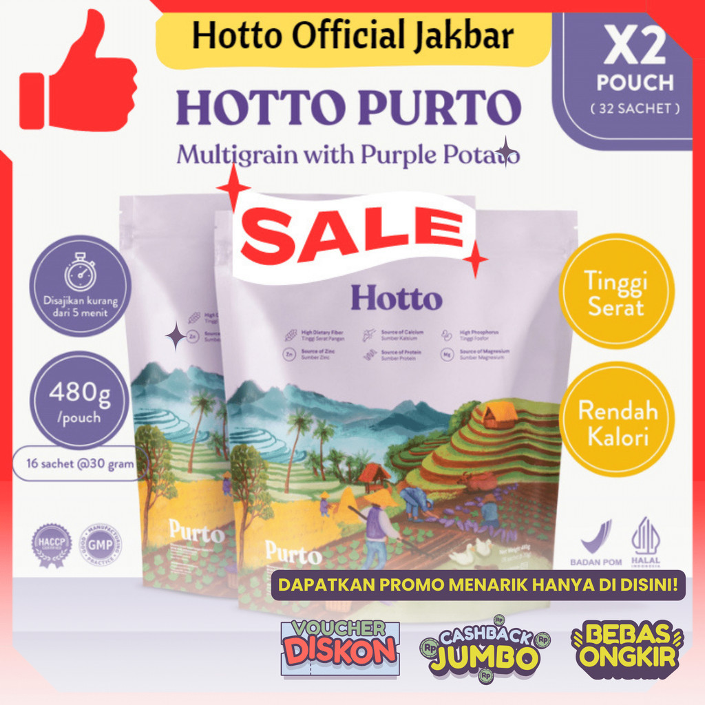 Jual Hotto Official Official Shop Minuman Multigrain Original 100% BPOM ...