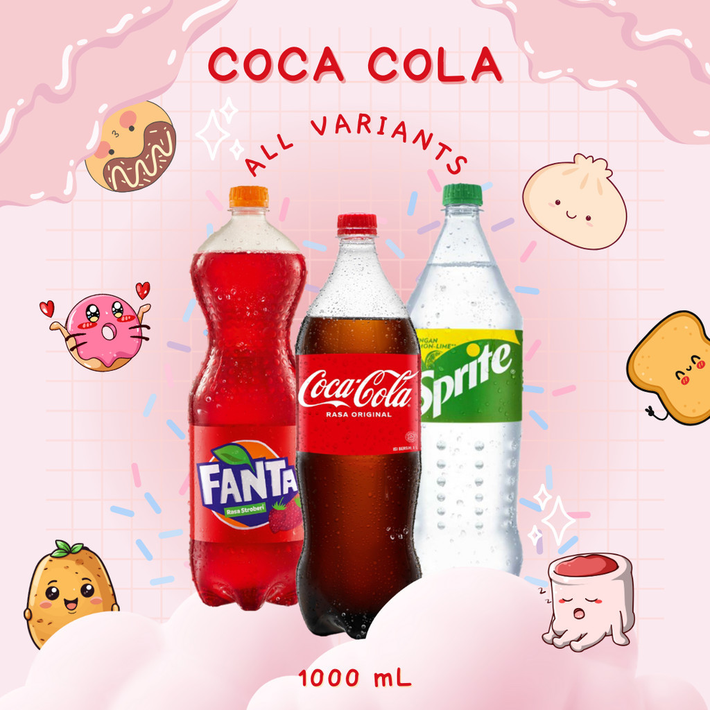 Jual CocaCola 1 Liter / Fanta 1 Liter / Sprite 1 Liter - CocaCola 1L ...