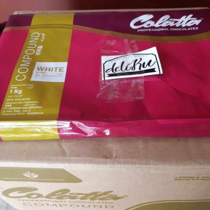 Jual Ready White compound collata 1kg asli/ cokelat white compound ...