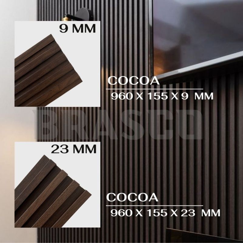 Jual WPC Wall Panel 1 Meter Hiasan Dinding Wood Wallpanel 96 cm 0.96 m ...