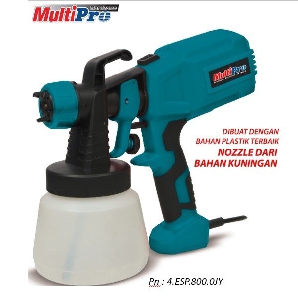 Jual Multipro Esp 800 Spray Gun Listrik Nozzle Kuningan Spraygun ...