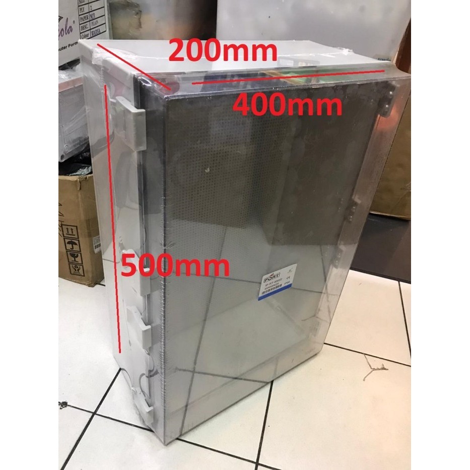 Jual BOX PANEL 500X400X200 ENCLOUSURE TRANSPARAN / duradus 500x400x200 ...