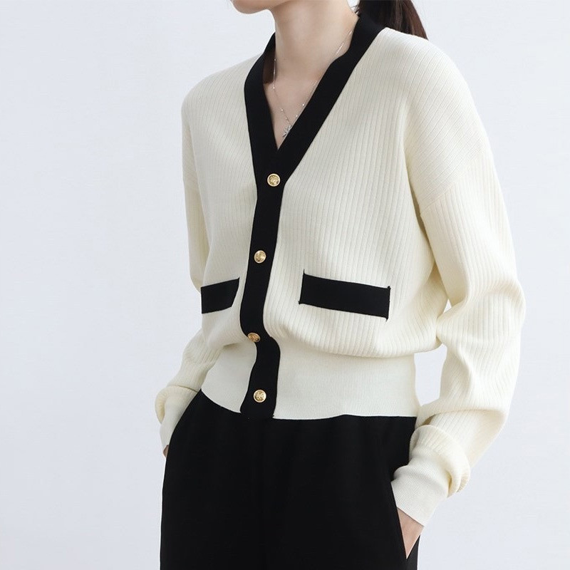 Jual Top Knit Cardigan Blouse Wanita Atasan Rajut Wanita Rajut Korean Style Outerwear | Shopee ...