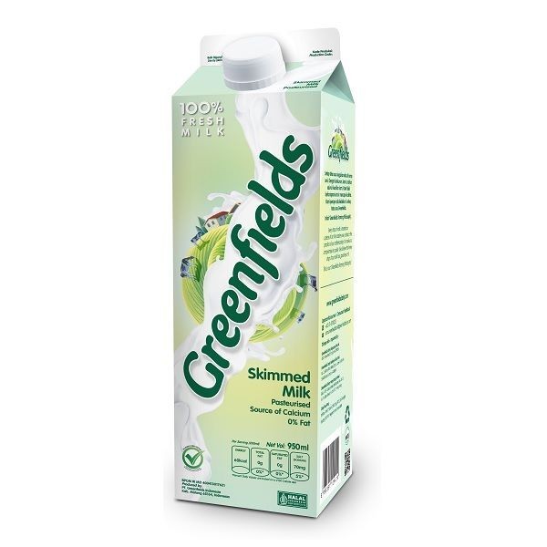 Jual GREENFIELDS SKIMMED MILK 950 ML | Shopee Indonesia