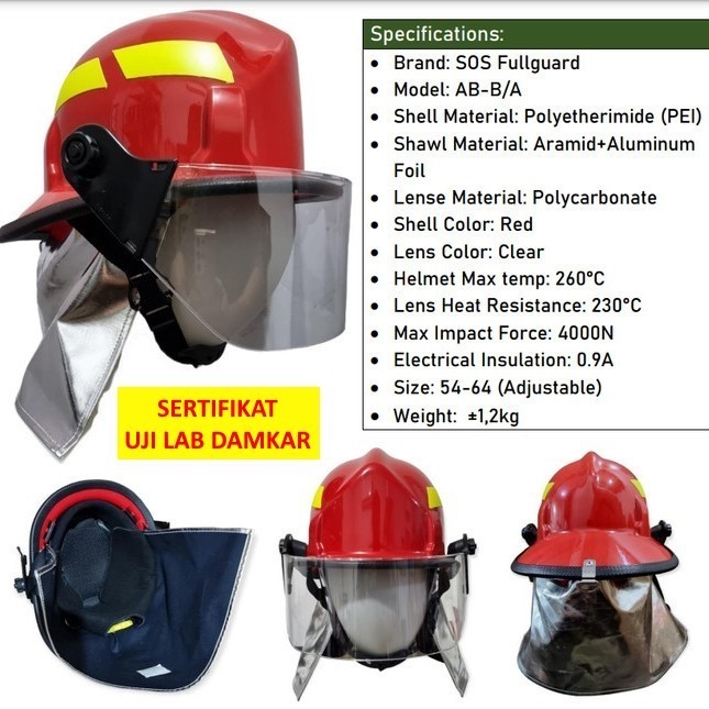 Jual Masih Ada! Helm Sos Fullgard Pemadam Kebakaran Api | Shopee Indonesia