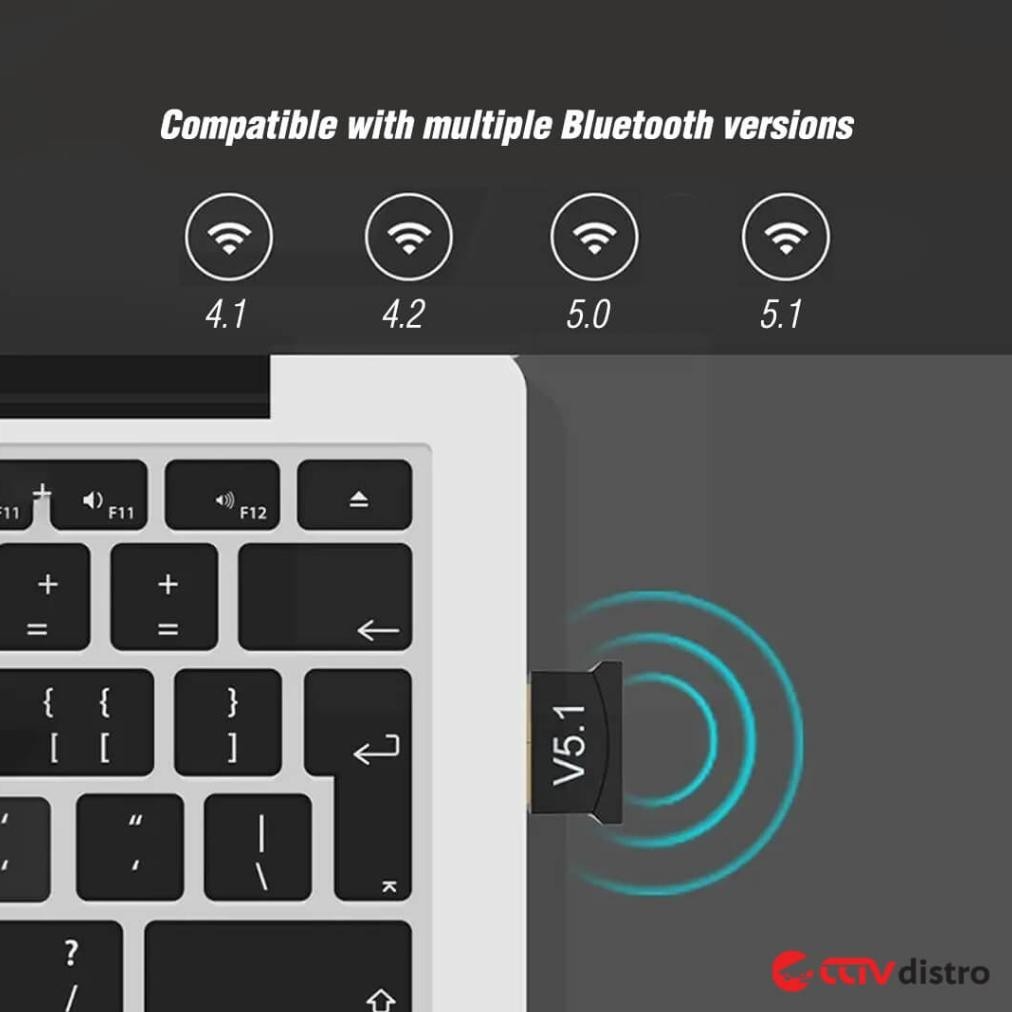 Jual USB BLUETOOTH 5.1 DONGLE WIRELESS ADAPTER RECEIVER LAPTOP PC ...